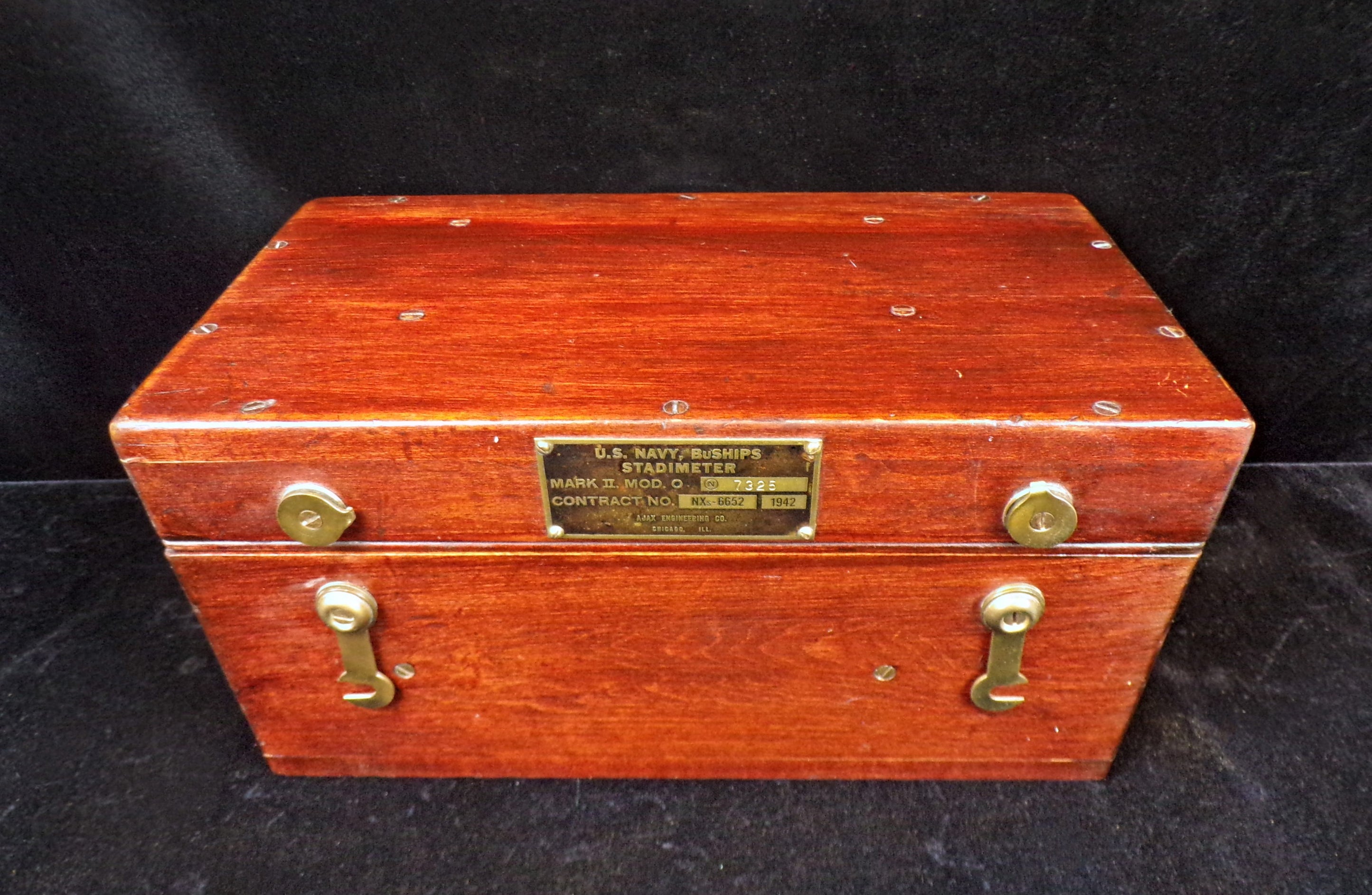 WWII Era Stadimeter, U.S. Navy Bu. Ships 1942 – Annapolis Maritime Antiques
