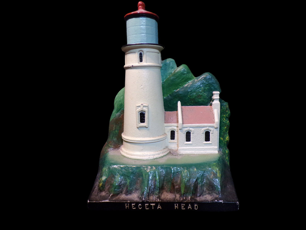 Cast Iron Heceta Head Lighthouse Doorstop – Original Lighthouse Collec ...