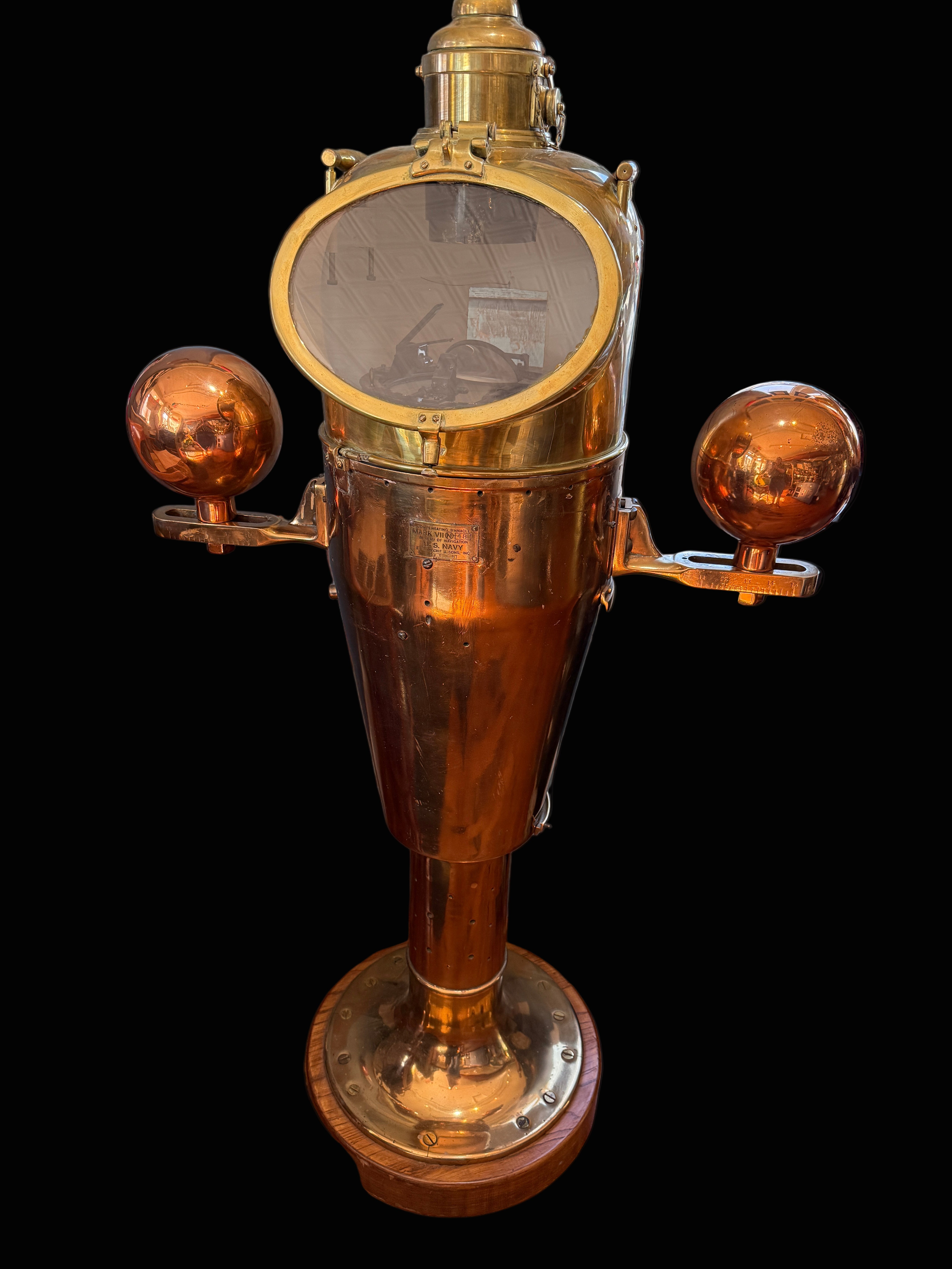 U.S. Navy Mark VII Mod 4B Compensating Binnacle – Annapolis Maritime ...