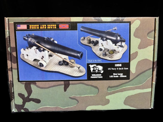 Verlinden Productions 1:16 US Navy 9-inch Gun Model Kit – 1858 Naval C ...