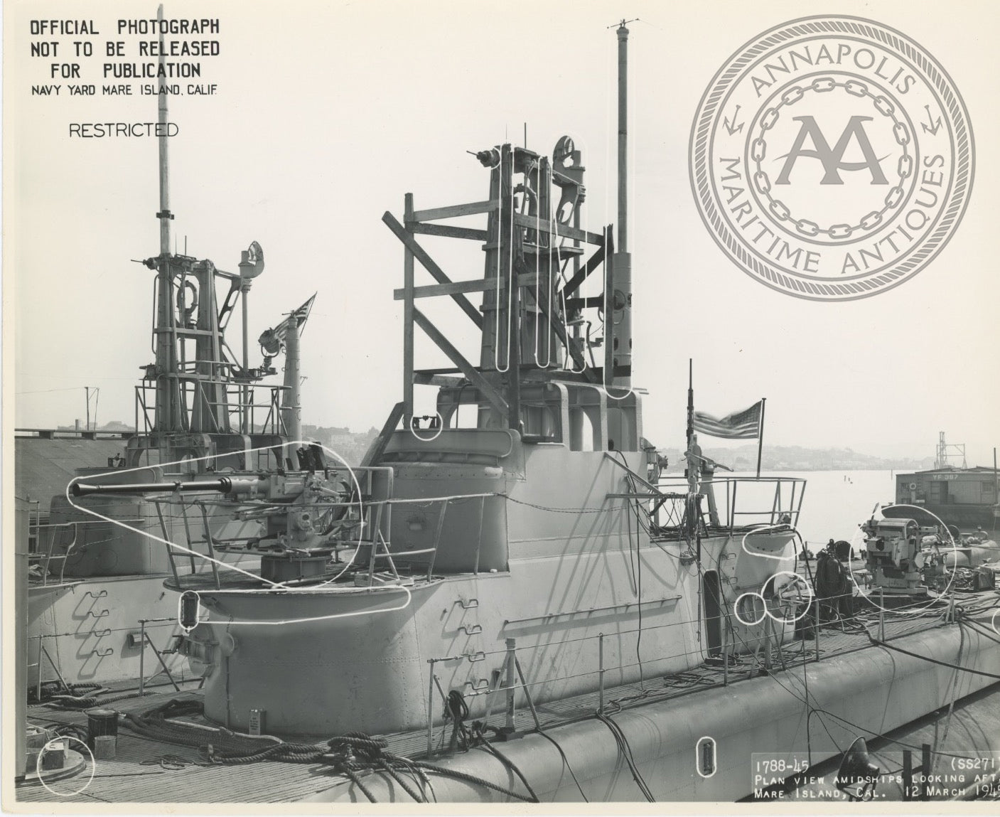 USS Ray (SS-271) Submarine – Annapolis Maritime Antiques