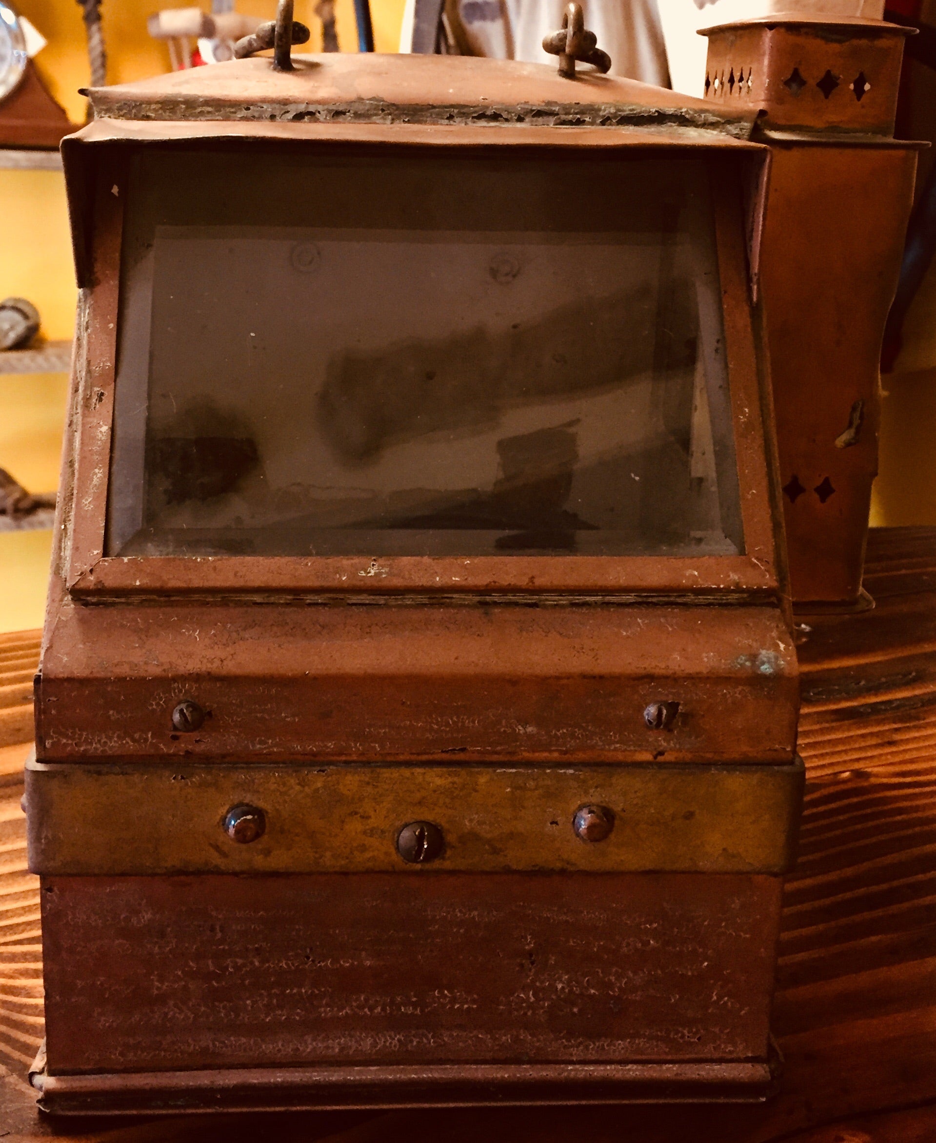 Compass, World War II era Copper Case – Annapolis Maritime Antiques